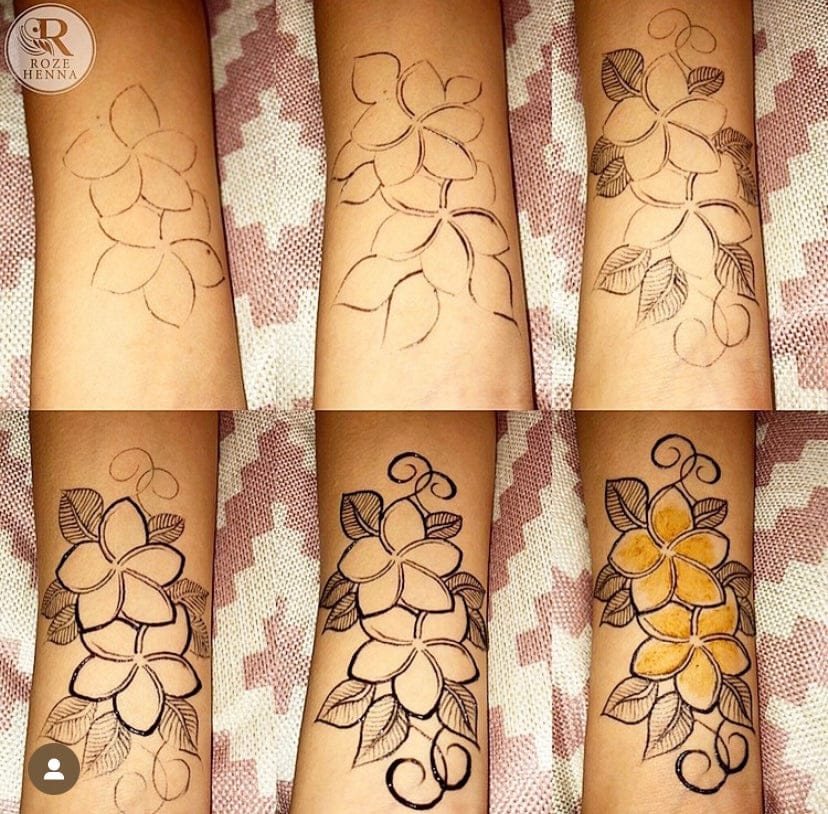 10 Step by Step Henna Mehndi Designs | RozeHenna – Rozehenna